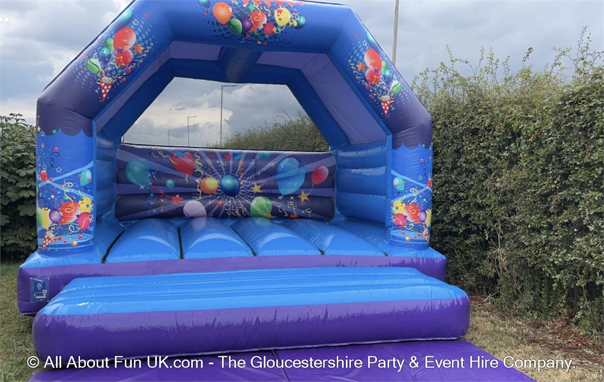 Large Party Time Bouncy Castle (15ft by 16ft). - Company Fun days ...