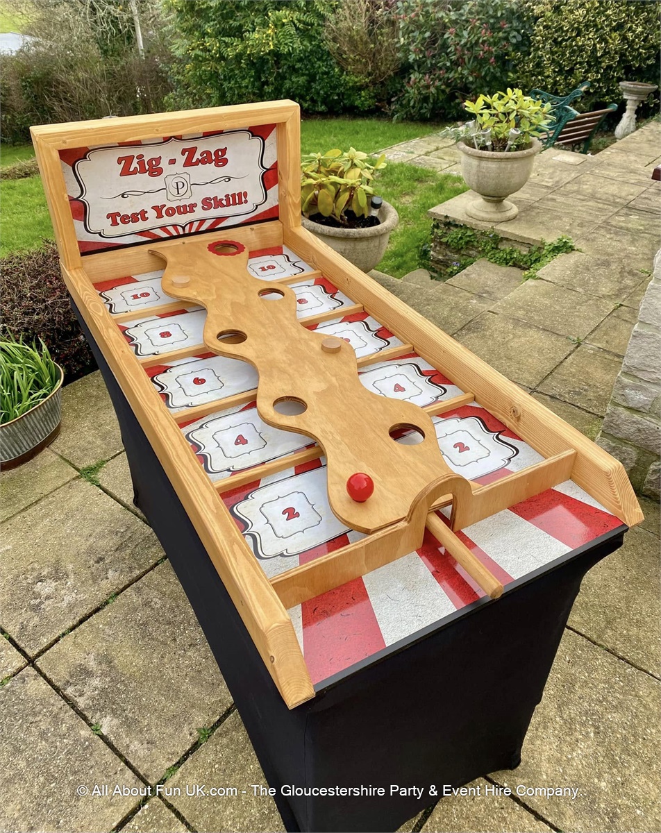 Retro Zig Zag Carnival Game - Company Fun days, Bouncy Castle Hire, Wedding Games Hire in ...